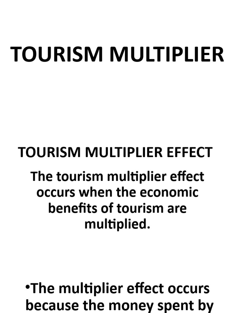 Tourism Multiplier | PDF