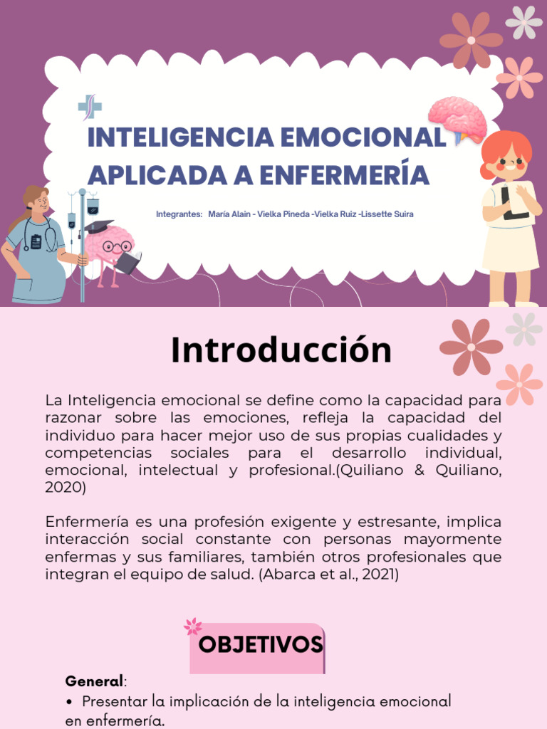 Inteligencia emocianal aplicada a enfermería (1) | PDF | Las emociones ...