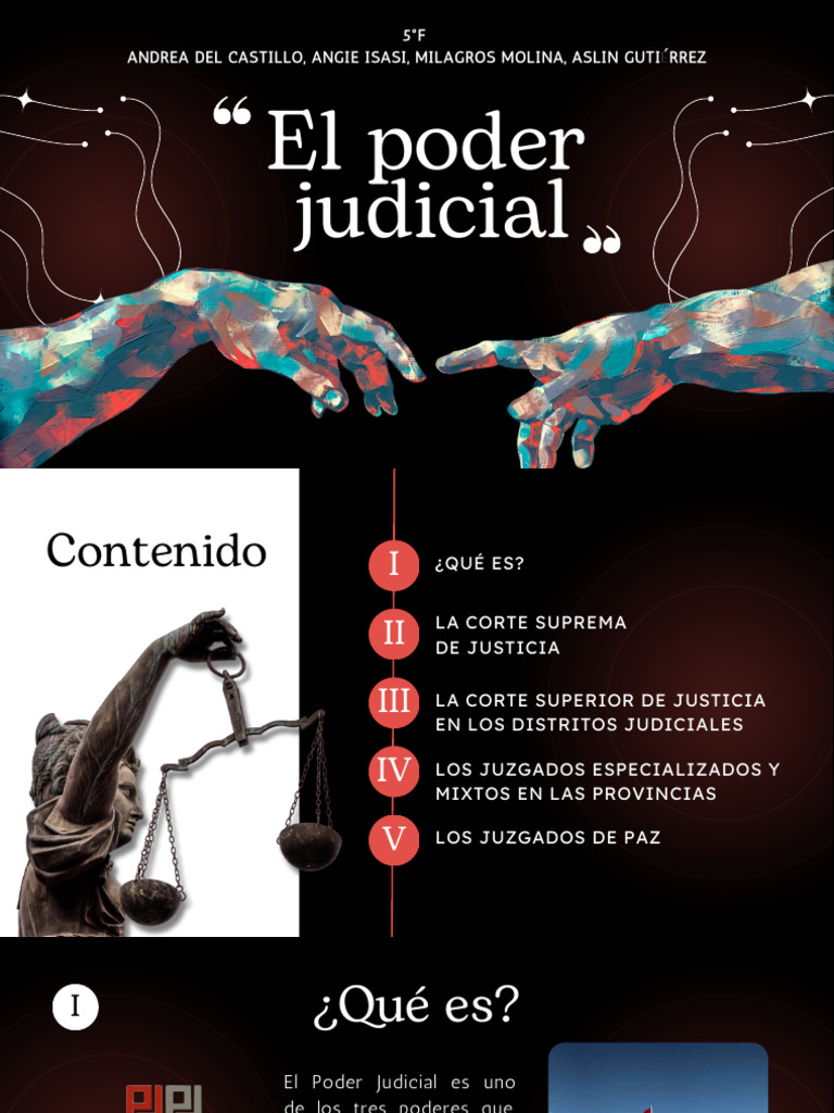 Estructura del Poder Judicial en Perú | PDF | Judicaturas | Ley ...