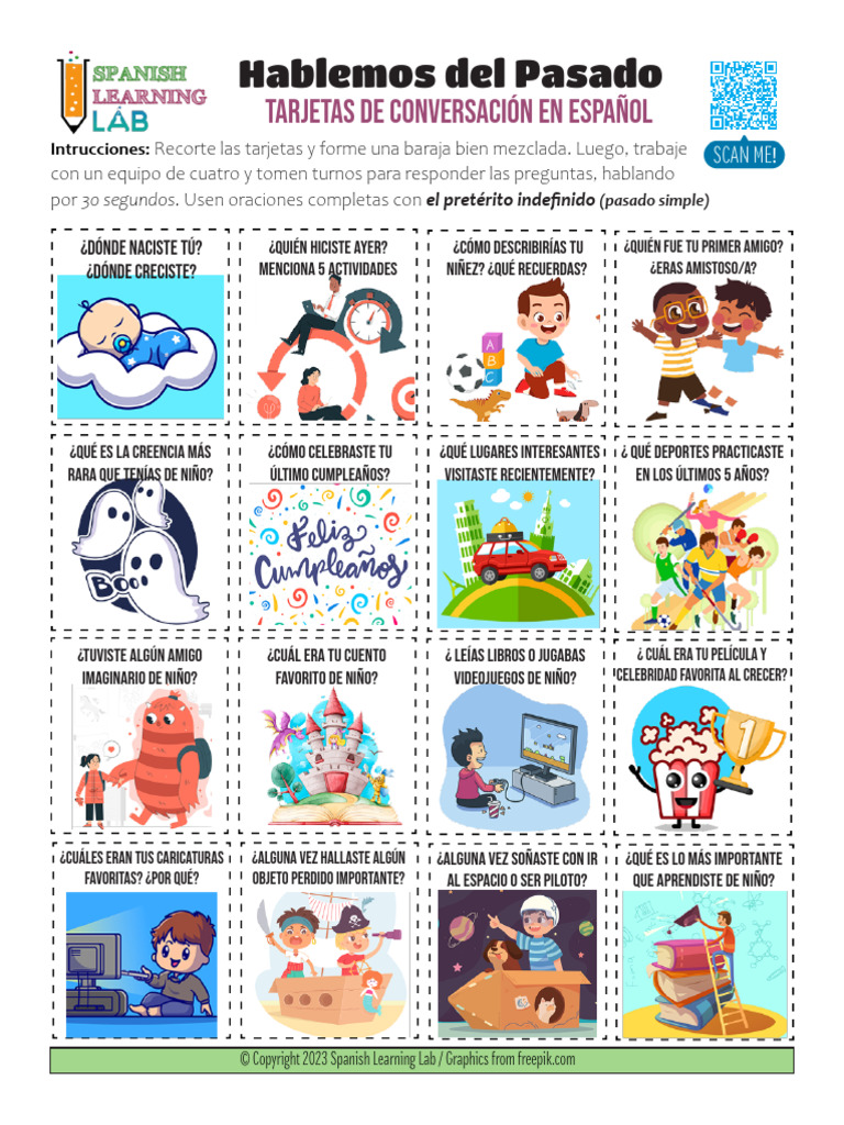 Spanish Conversation-Cards | PDF