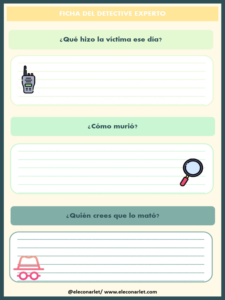 Ficha Detective | PDF