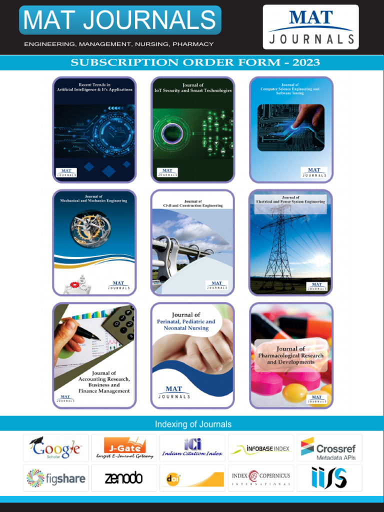 MAT Journals Catalogue | PDF