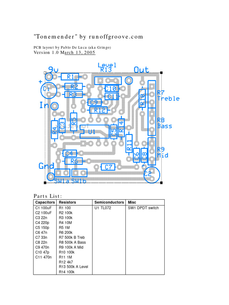 Tonemender PCB | PDF