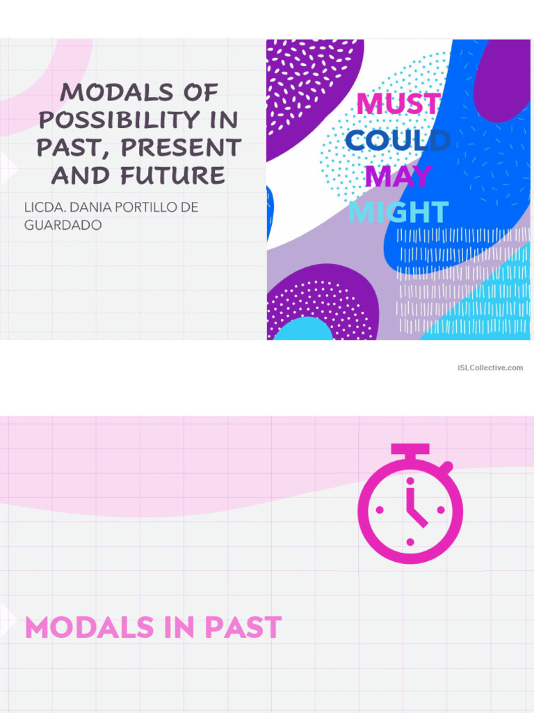 Modals in Past, Present and Future | PDF | Language Mechanics | English ...