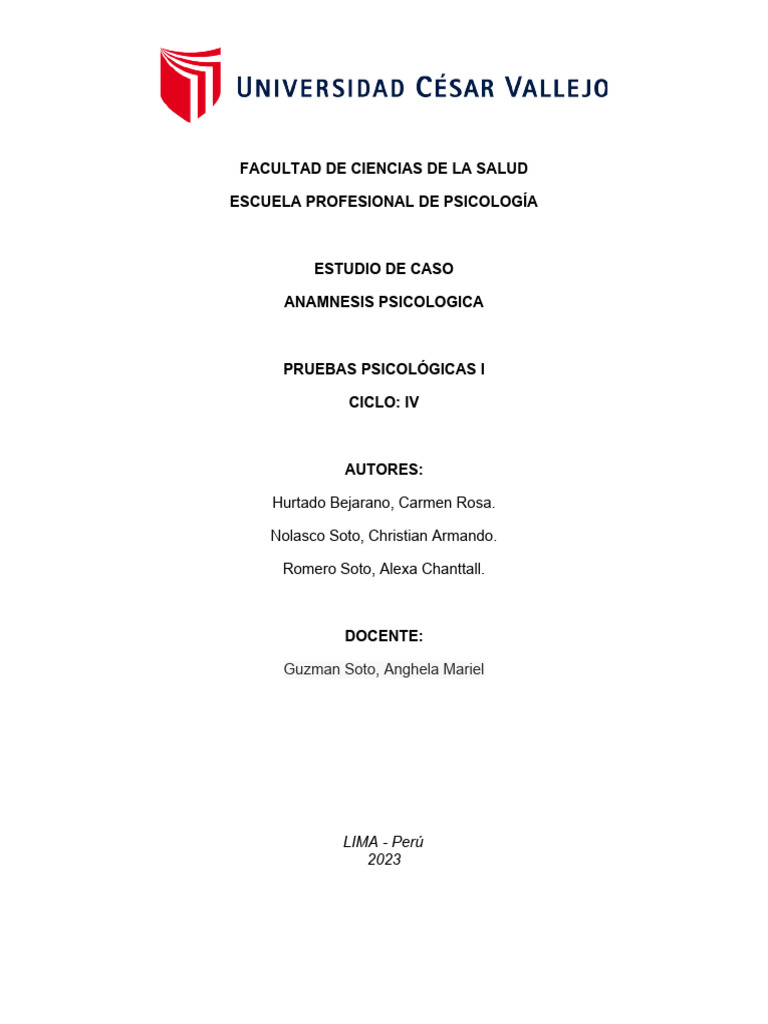 Esquema de Estudio de Caso - Final %281%29%5b1%5d | PDF | Comunicación ...