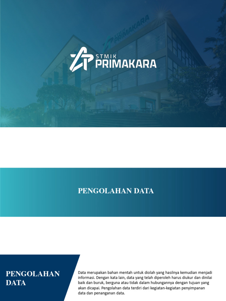 Panduan Pengolahan Data dan Sistem | PDF