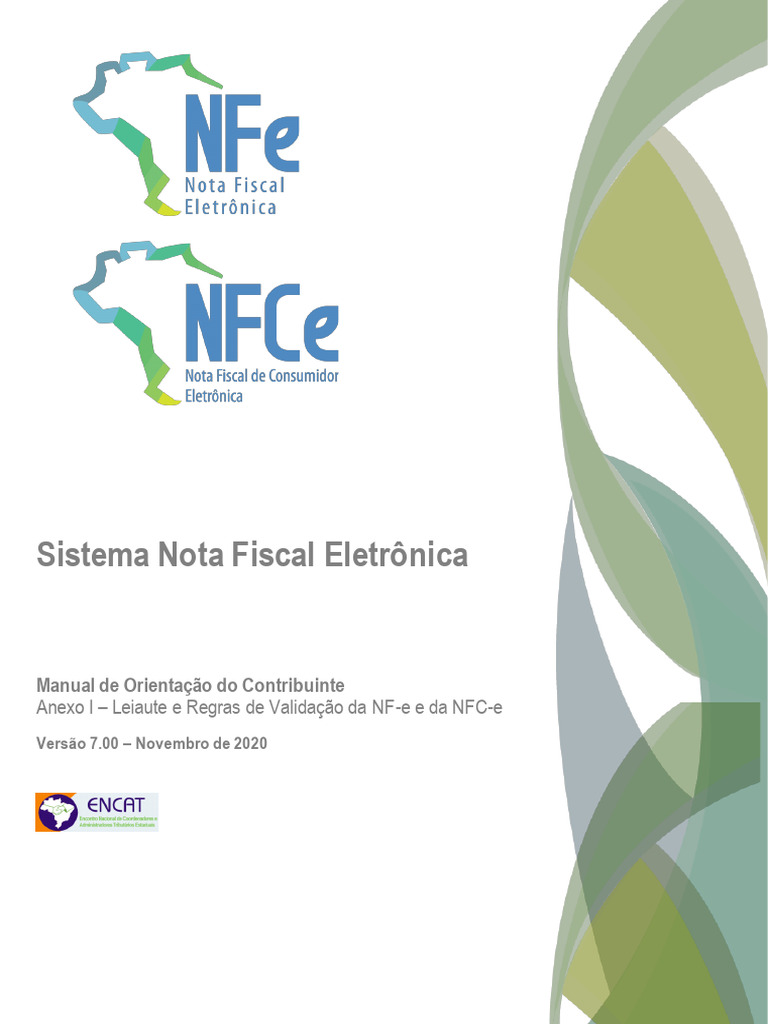 ANEXO I - Leiaute e Regra de Validação - NF-e e NFC-e | PDF | Recibo ...