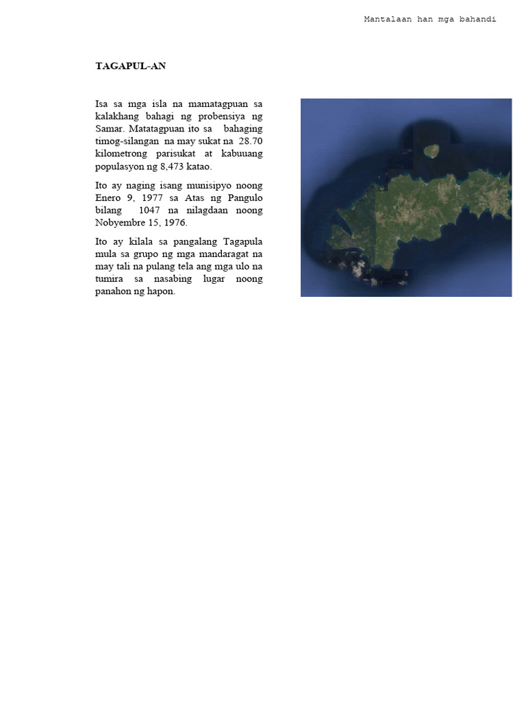 Mantalaan Han Mga Bahandi | PDF