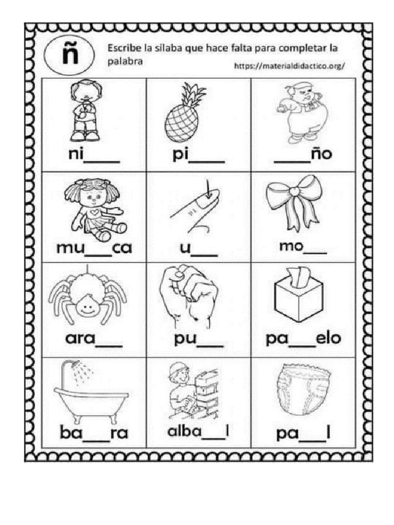 guias letra Ñ | PDF