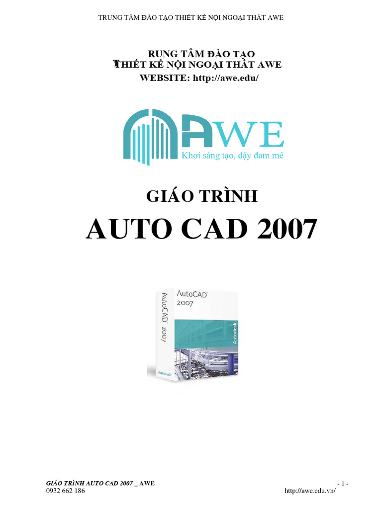 Giao Trinh Autocad 2007 Full Pdf