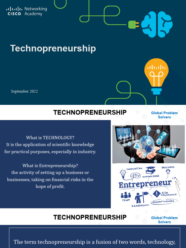 TECHNOPRENEURSHIP | PDF | Design Thinking | Entrepreneurship