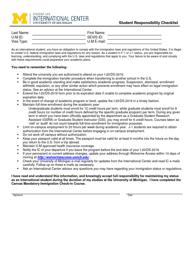 MCI_Student_Responsibility_Checklist | PDF