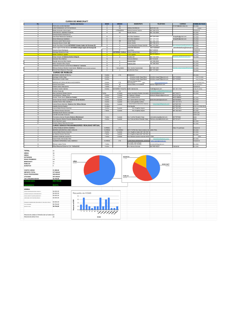 _CURSO DE VERANO 2023-REPORTE FINAL - Informe Final-Cursos | PDF