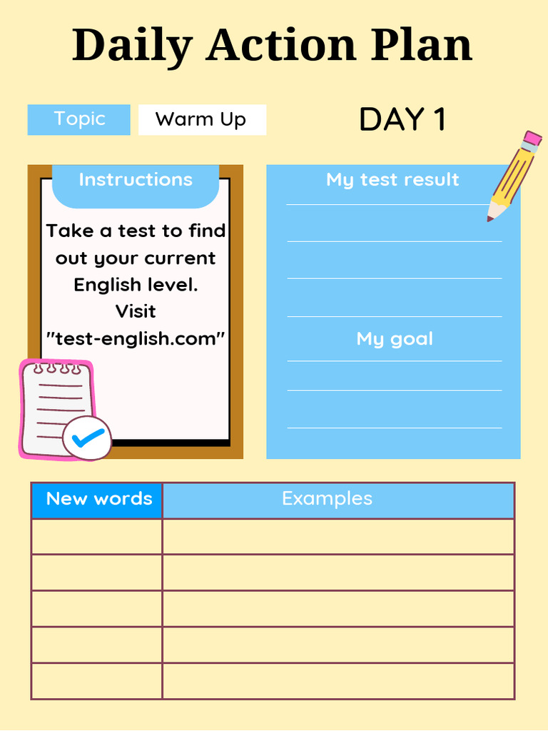 30-Days English Challenge | PDF | Vocabulary | Reading Comprehension