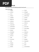 Personality Score Sheet | PDF | Stereotypes | Psychological Theories