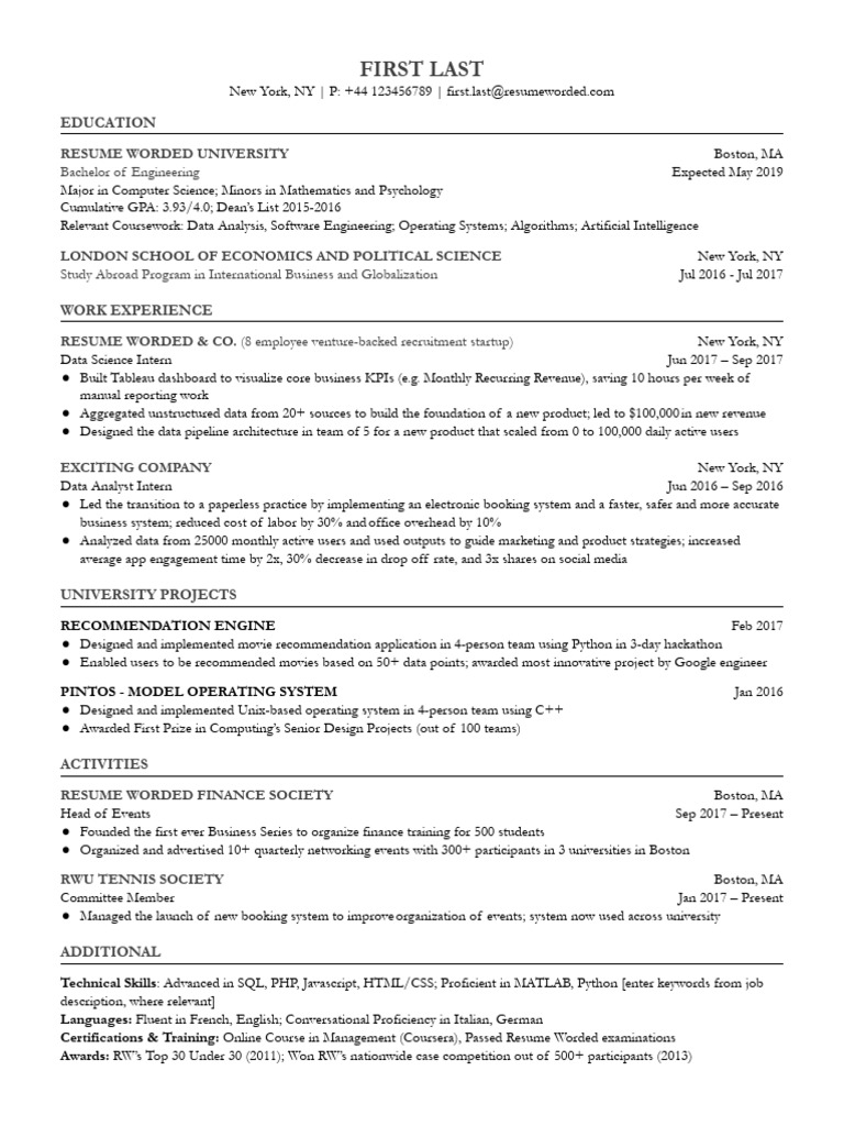 CV Linkedin | PDF
