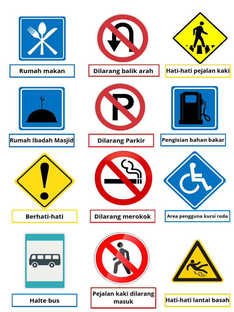 Rambu Lalu Lintas | PDF | Memasak, Makanan, & Anggur | Griya & Taman