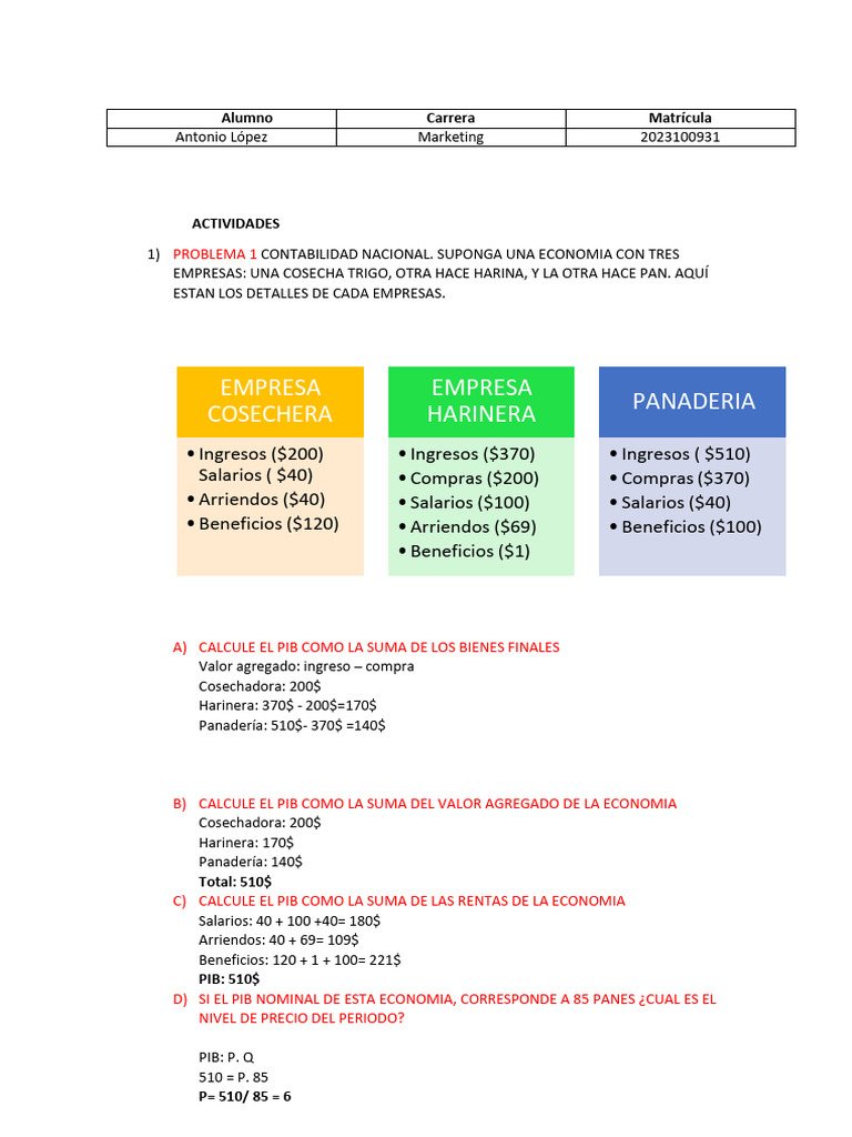 Tarea S11 Antonio López Economía MKT | PDF