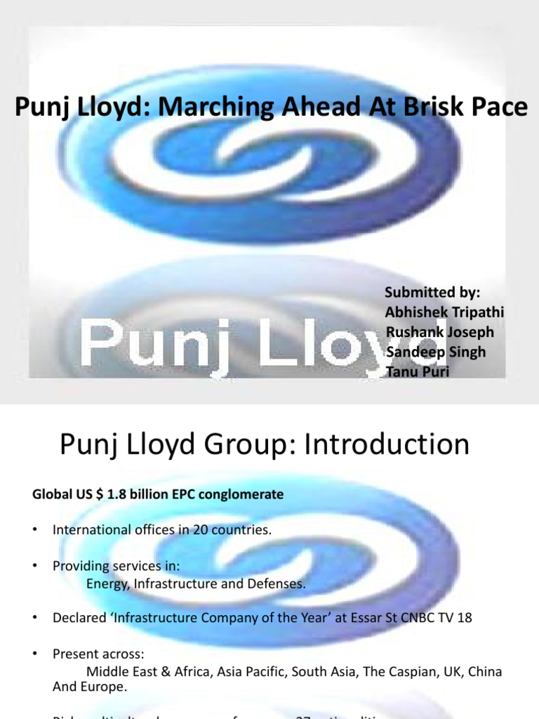 Punj Lloyd: Growth Strategies & Insights | PDF | Economies | Business