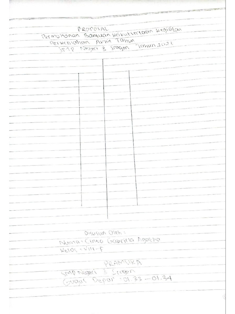 Proposal Cinta Gabriela | PDF