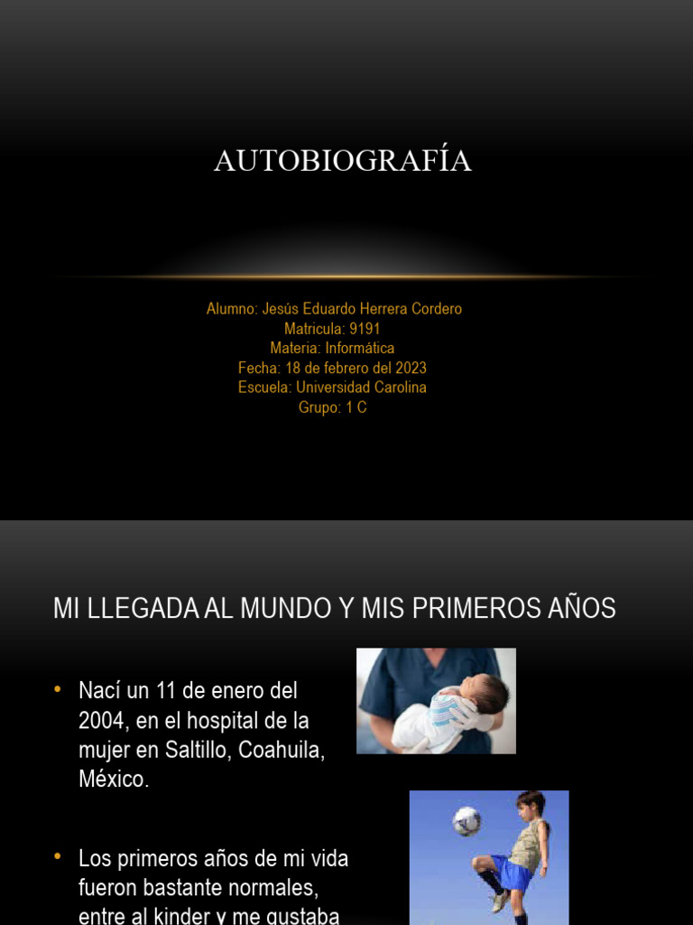Autobiografía | PDF