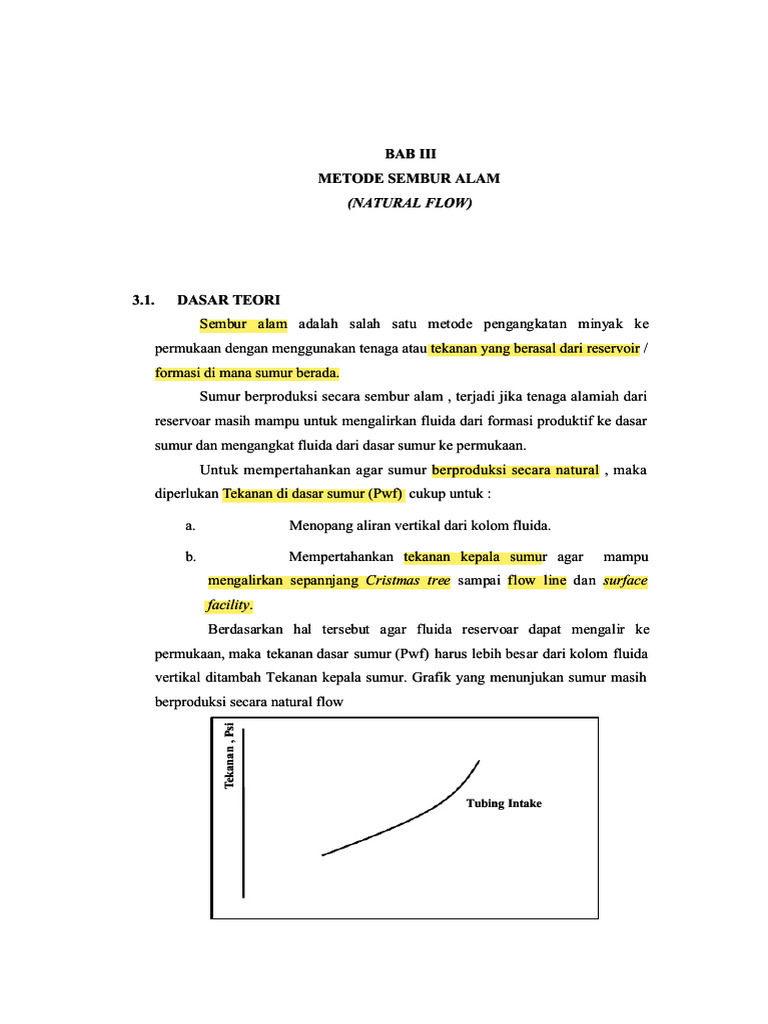 Metode Sembur Alam dalam Produksi | PDF