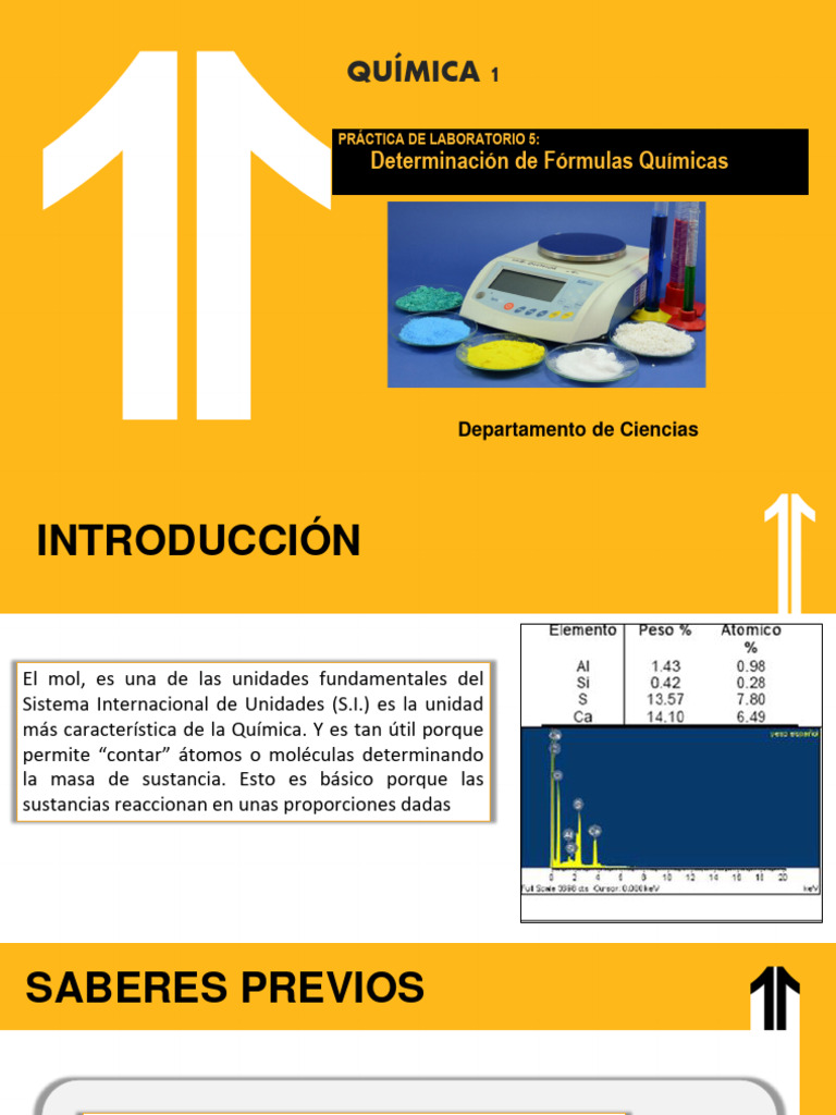 Práctica de Laboratorio: Fórmulas Químicas | PDF | Química | Mole (Unidad)