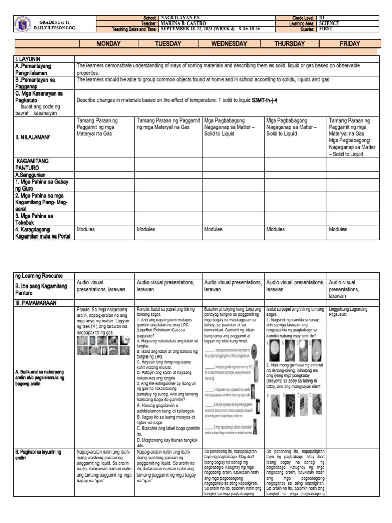 Science Week 4 Edited | PDF