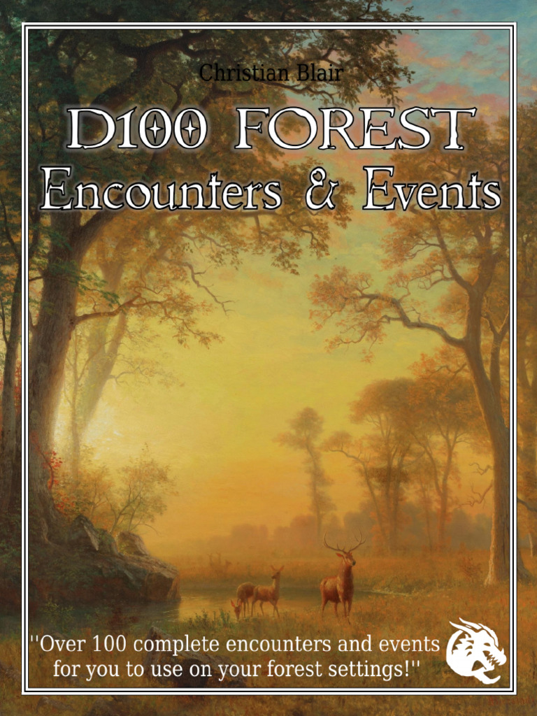 D100 Forest Encounters & Events | PDF | Predation