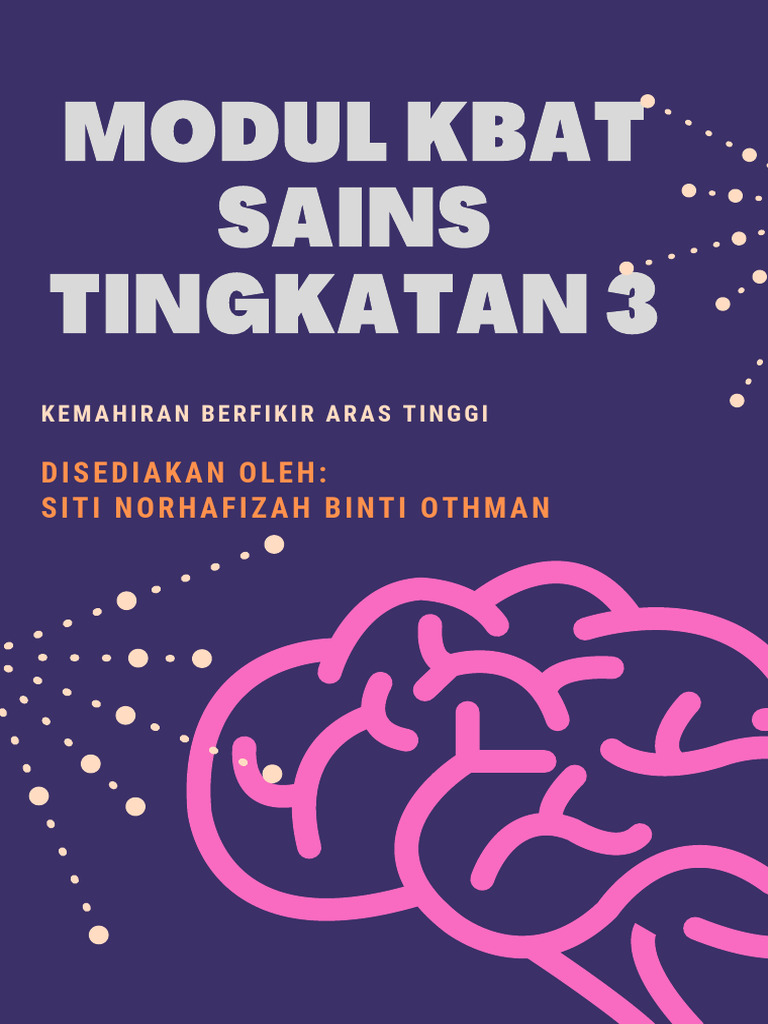 Modul Kbat Sains Tingkatan 3 | PDF