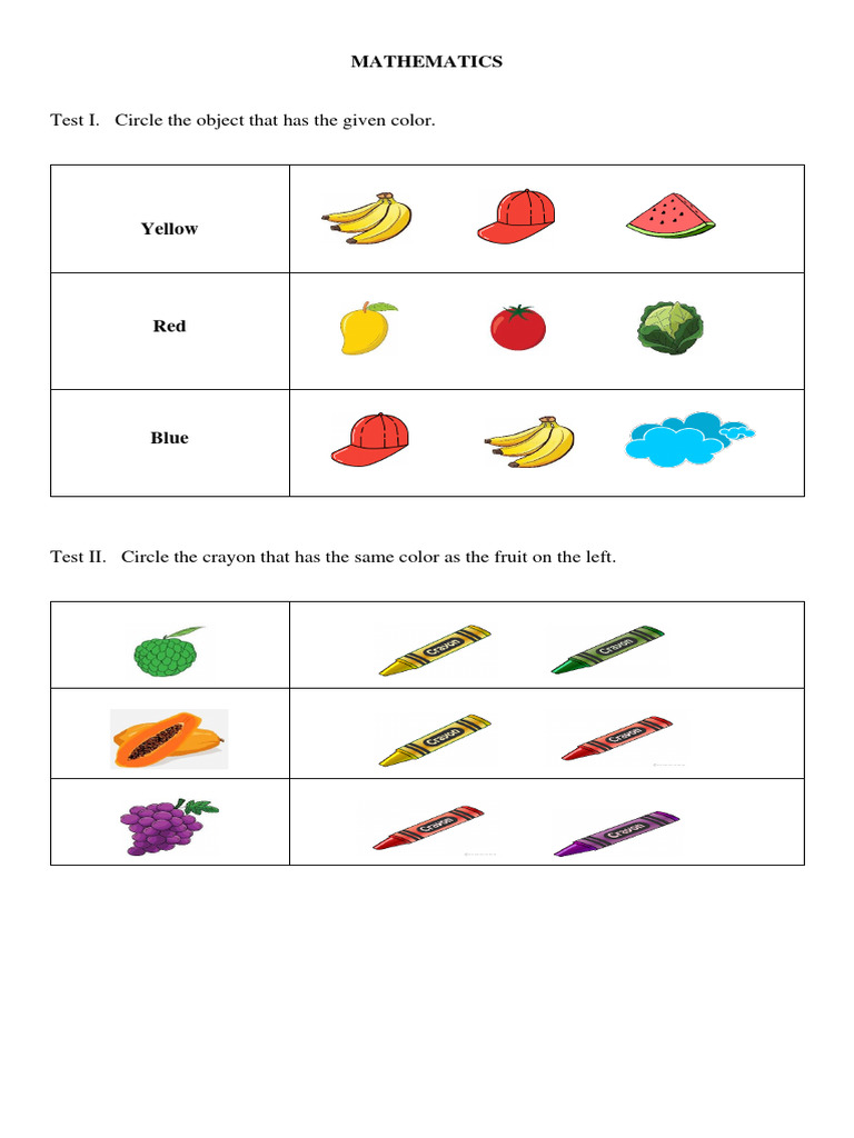 Nursery Activity Worksheet | PDF Nursery Activity Worksheet | PDF