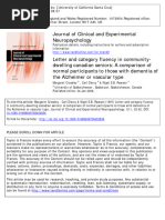Verbal Fluency Tests: Animals and F.A.S. | PDF | Sensitivity And ...