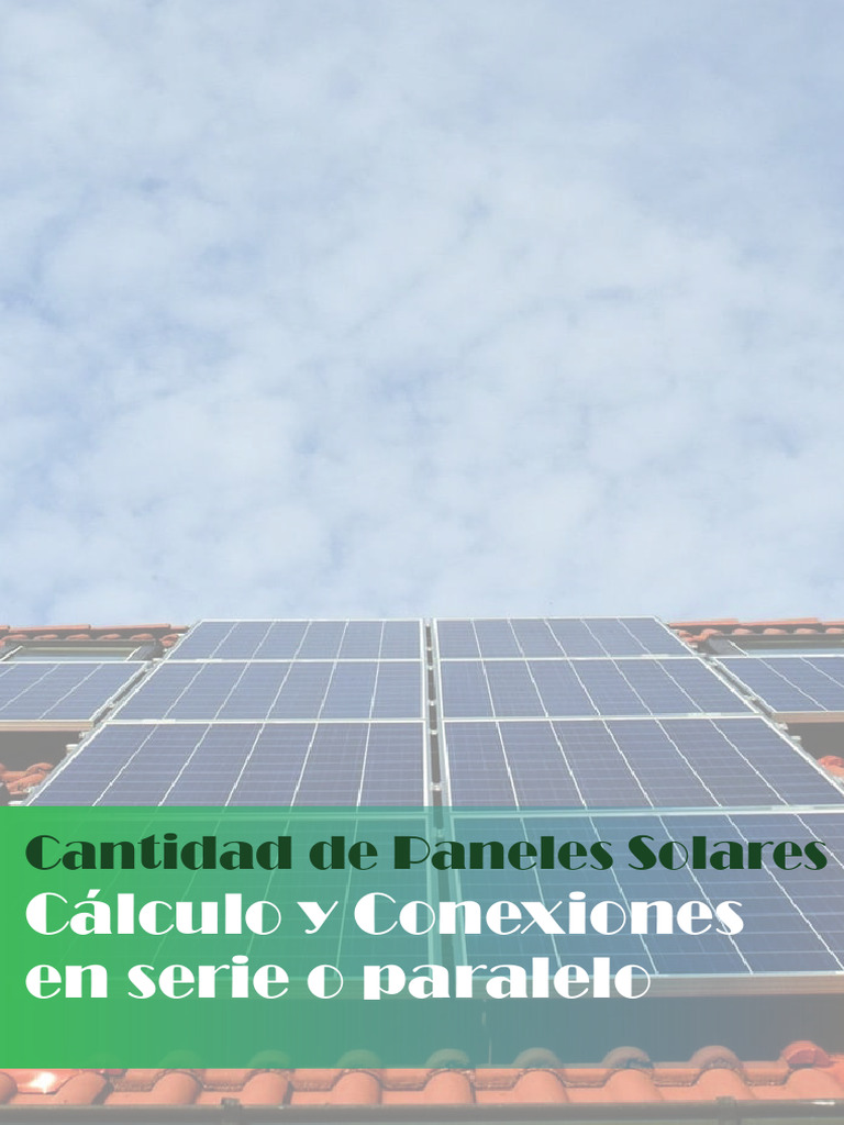 05 Número de Panles Solares | PDF | Panel solar | Fotovoltaica