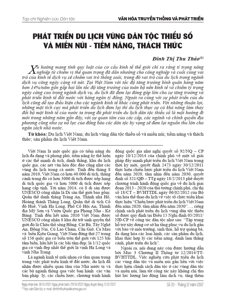 Phat Trin Du LCH Vung Dan TC Thiu S | PDF
