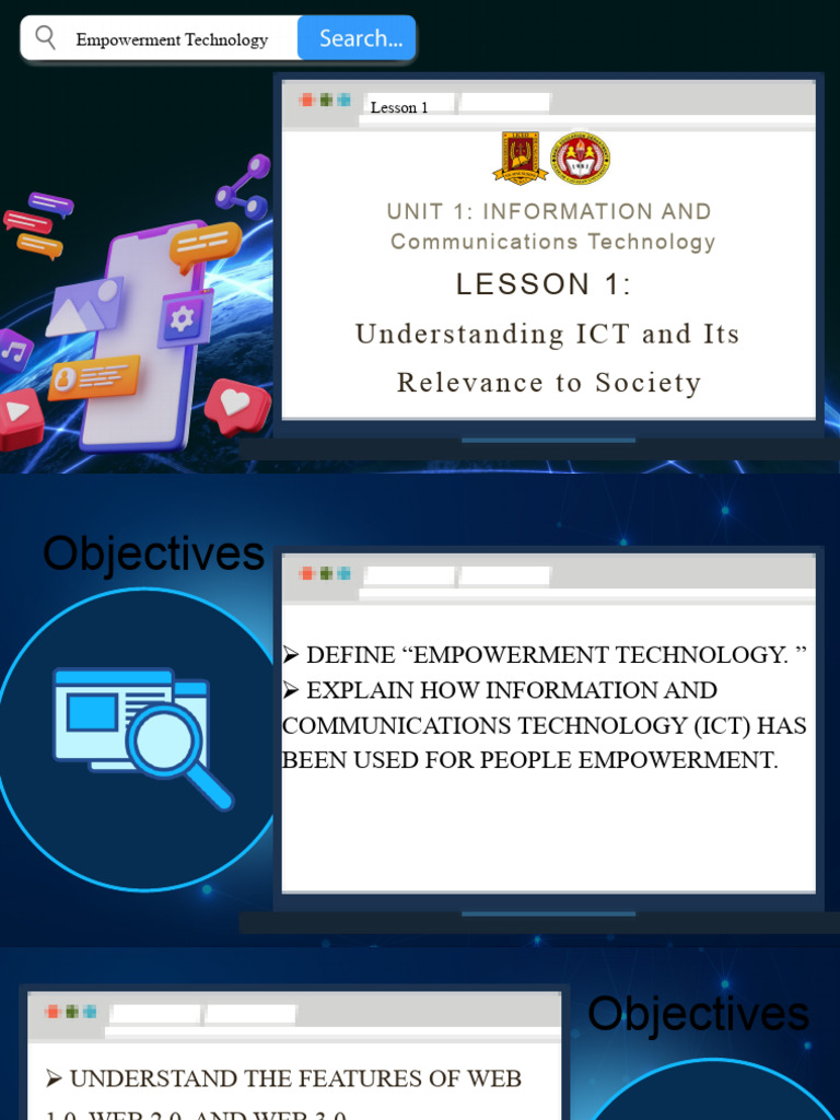 Lesson 1 Intro To Ict | PDF