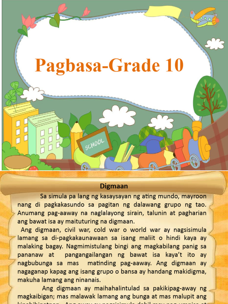 Pagbasa Grade 10 | PDF