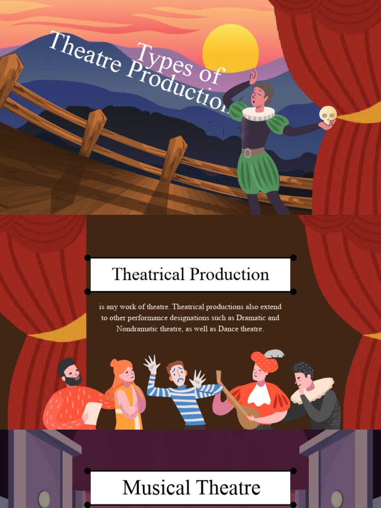 Colorful Illustrative Types of Theatre Productions Presentation | PDF ...
