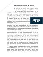 Panduan Lembar DDST untuk Anak | PDF