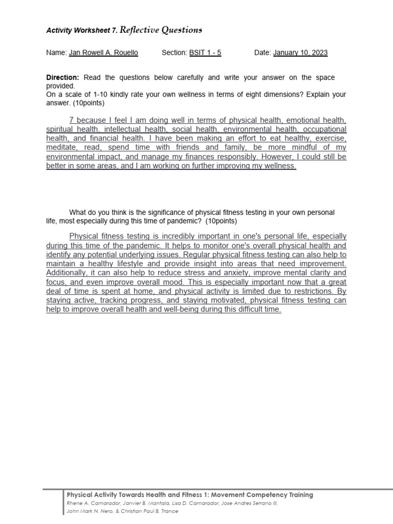 Chapter 4 Activities & Assessment | PDF