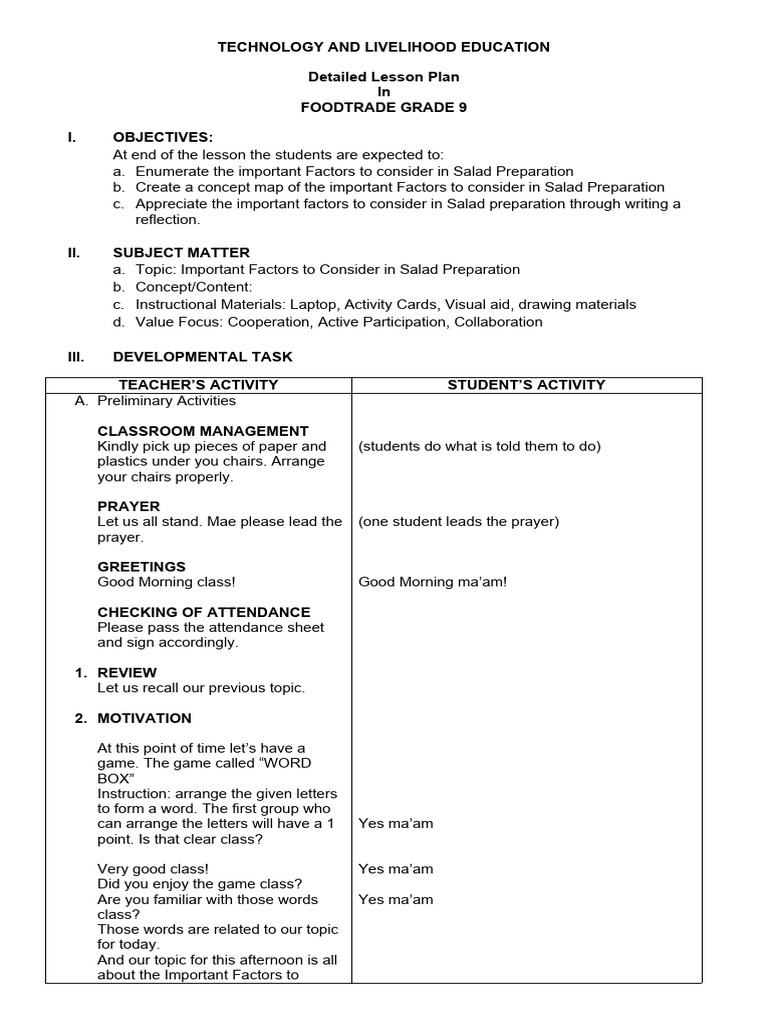 Technology and Livelihood Education Techdraw | PDF