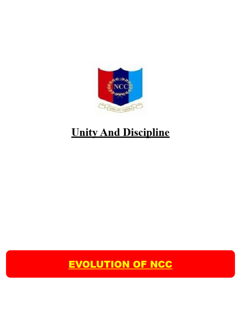 1-2 Evolution of NCC | PDF | Corps | Cadet