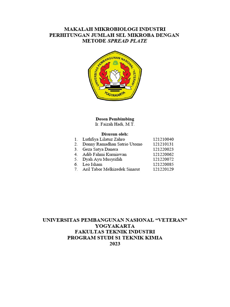 Metode Spread Plate dalam Mikrobiologi | PDF