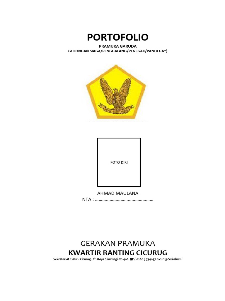 Fortofolio Penegak Garuda | PDF