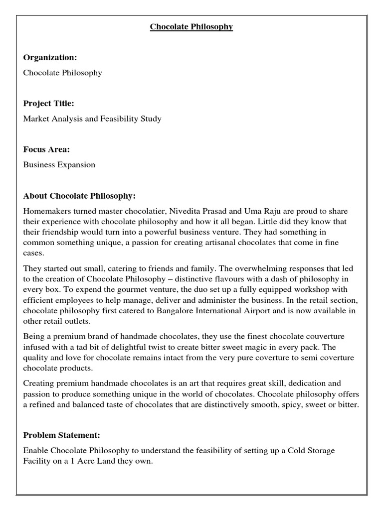 GCL Project Report | PDF | Chocolate | Refrigeration