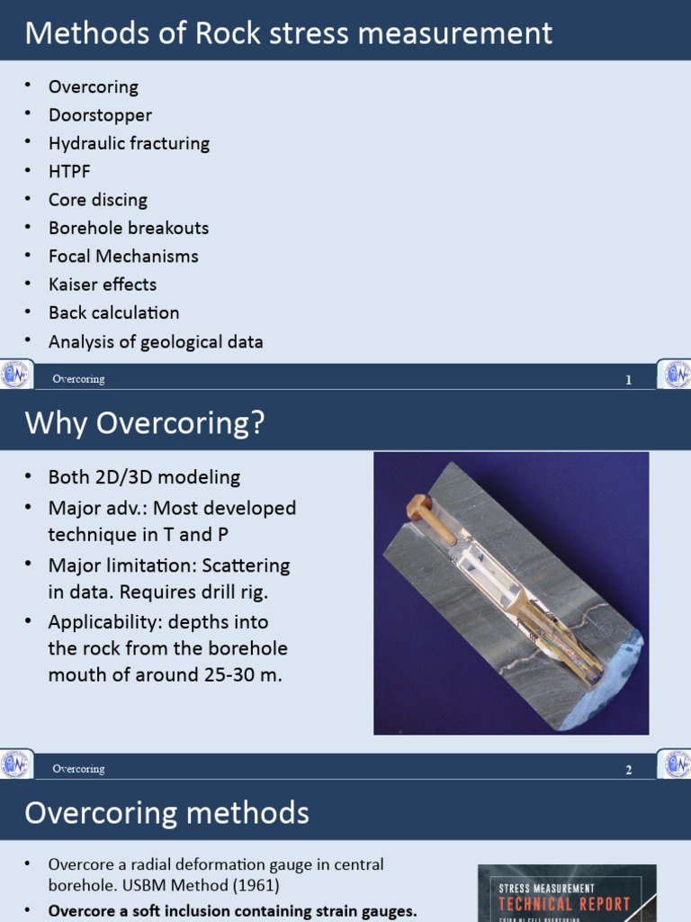 Overcoring Corrected Slide Up | PDF | Home & Garden | Science & Mathematics