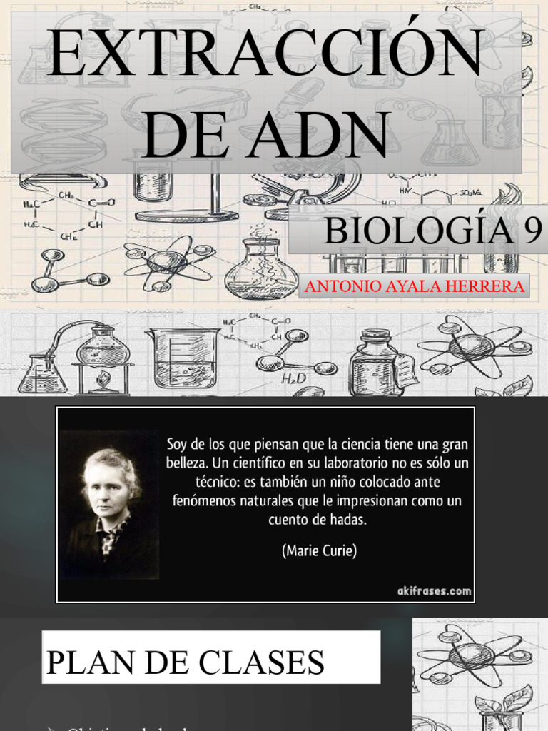 Extracción de ADN | PDF | Cocina, comidas y vino | Salud y bienestar