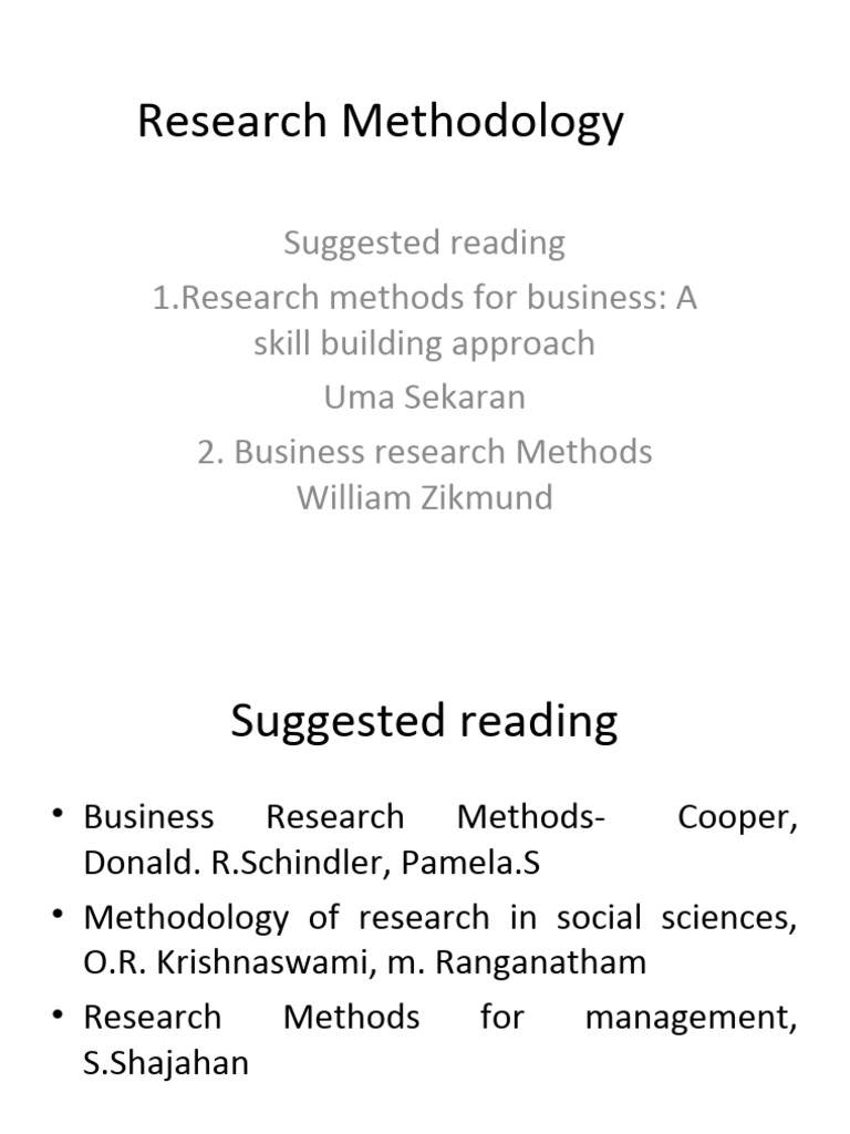Research Methodology | PDF | Scientific Method | Inductive Reasoning