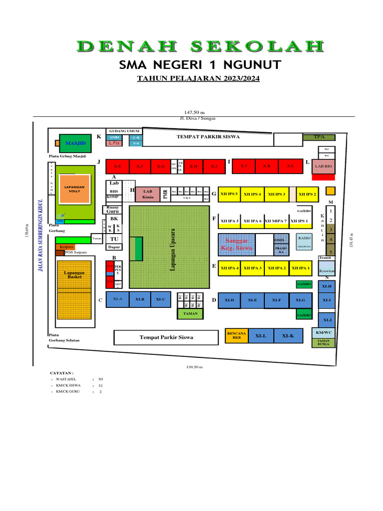 Denah Sma 2023-2024 | PDF