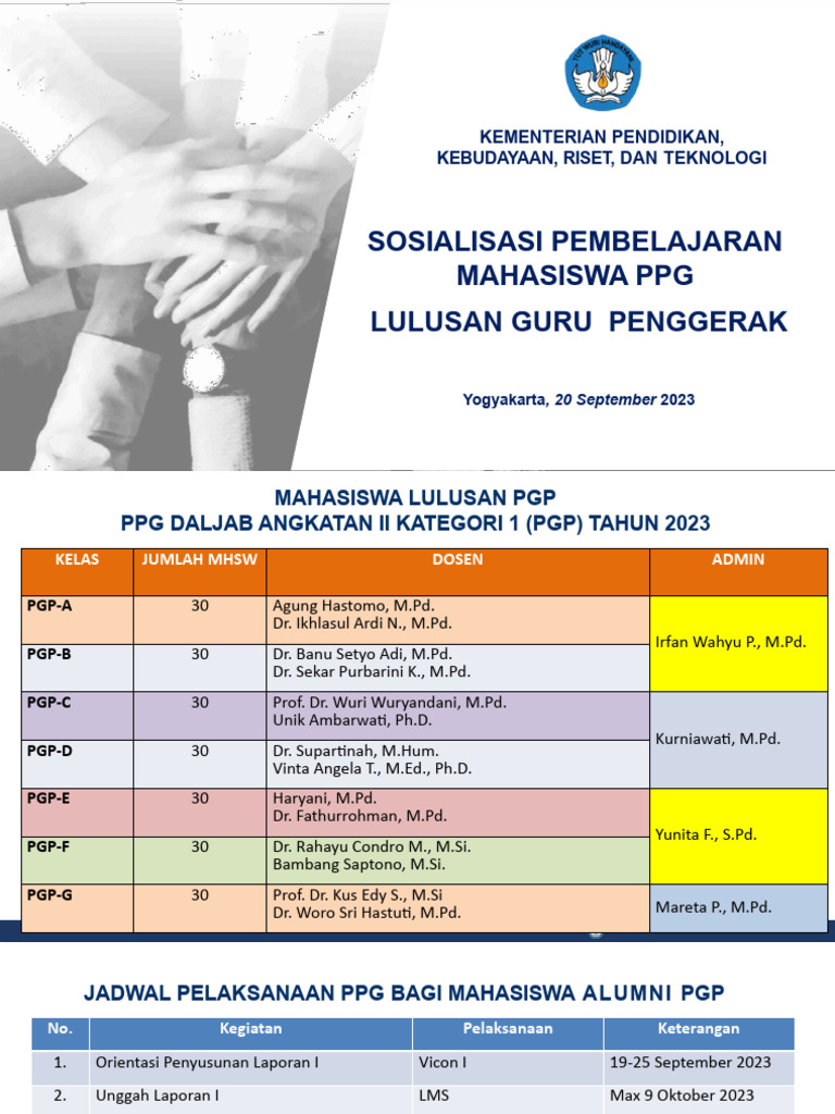 SOSIALISASI-PPG-DALJAB-PGP | PDF