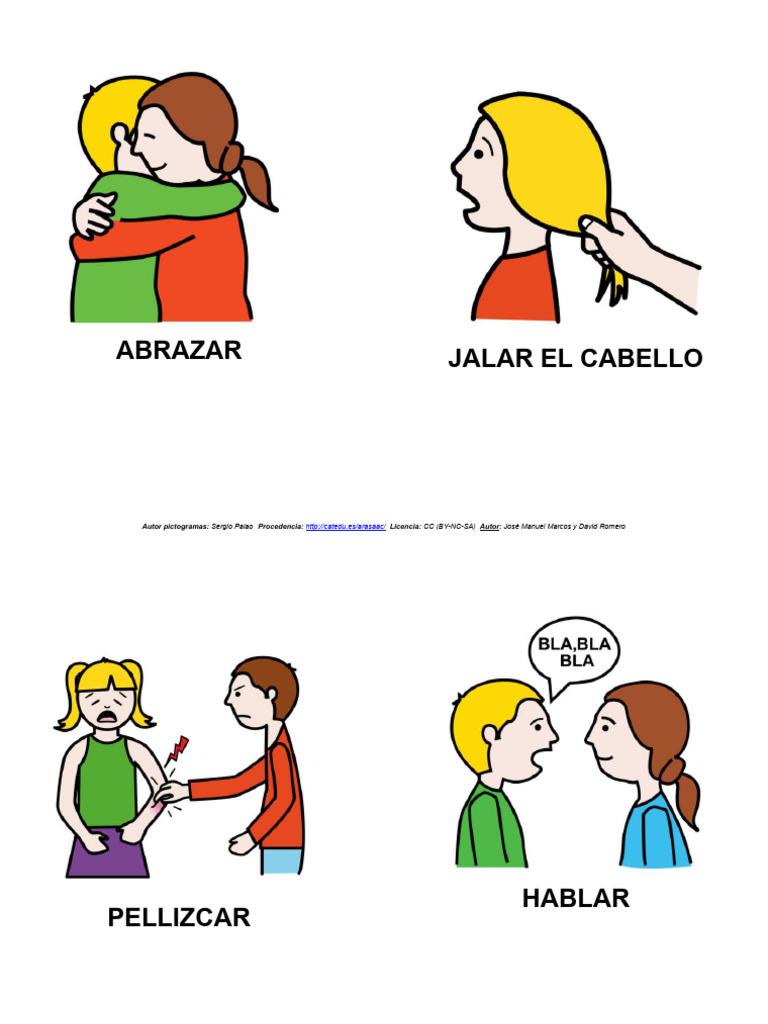 Buenas y malas acciones para niños | PDF